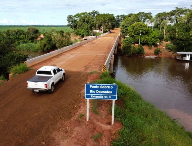 Ponte sobre o rio Dourados está concluída - Douranews