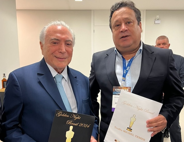 Michel Temer é o homenageado deste ano - Douranews